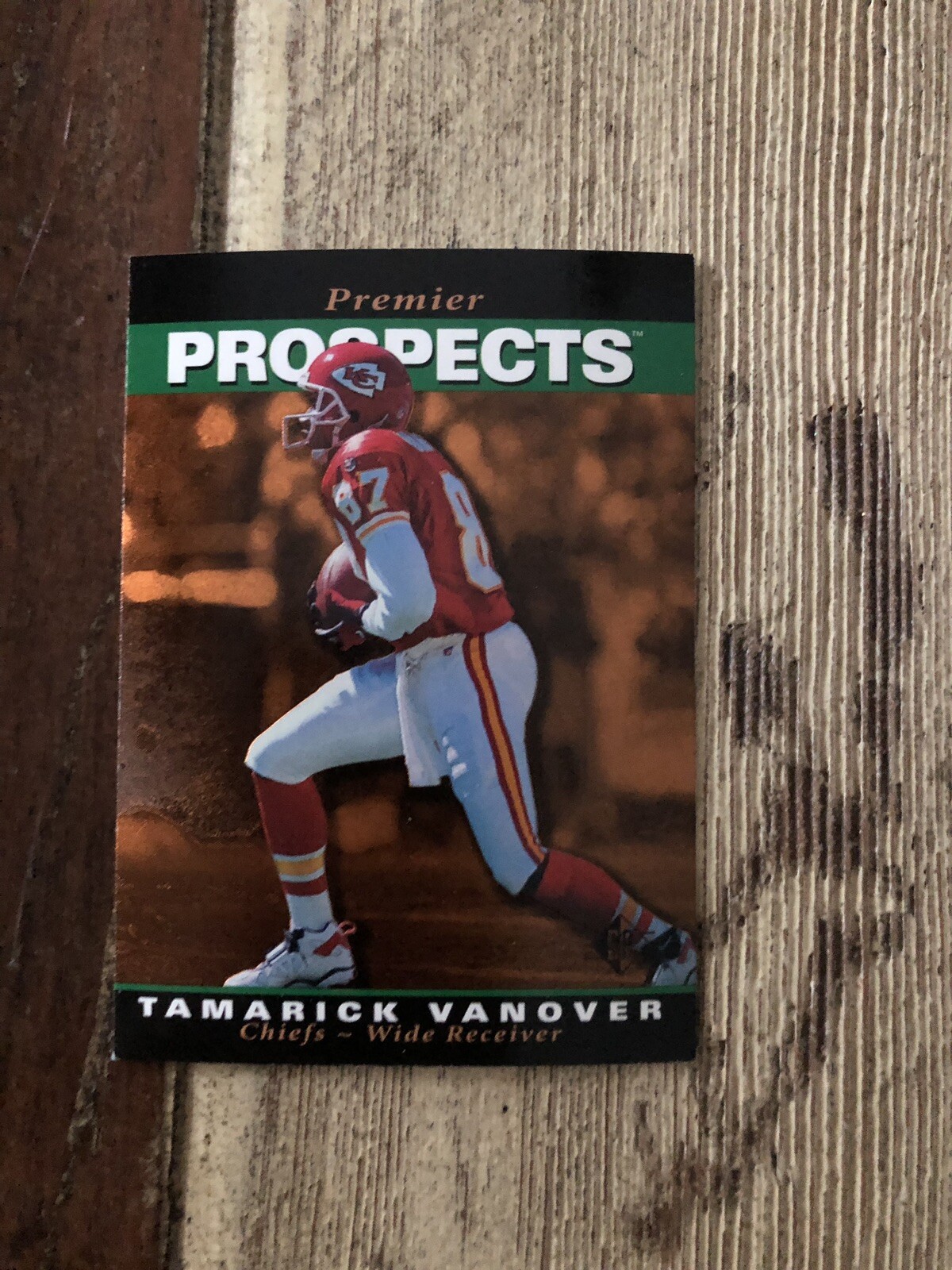 1995 Upper Deck Tamarick Vanover Premier Prospects Chiefs WR Rookie ...