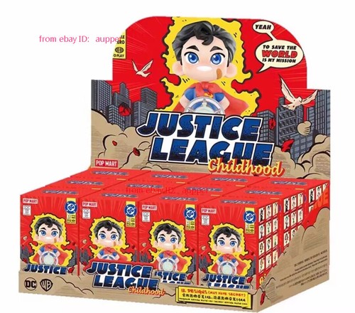 Popmart Dc Justice League Childhood 12 Blind Box Action Figure New Toy ...