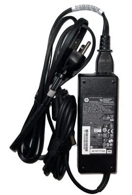 HP PPP012L-E 677777-001 Laptop AC Adapter 19.5V 4.62A 90W PIN IN MIDDLE ...