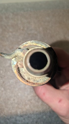 Civil War Era British Copper Gun Powder Flask With Native American ...