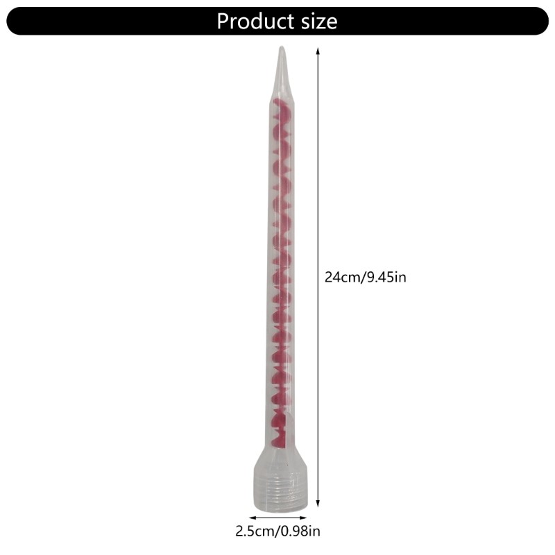 20Pcs Static Mixing Nozzle Mixer Tube Mixing Nozzle Epoxy Resin ...