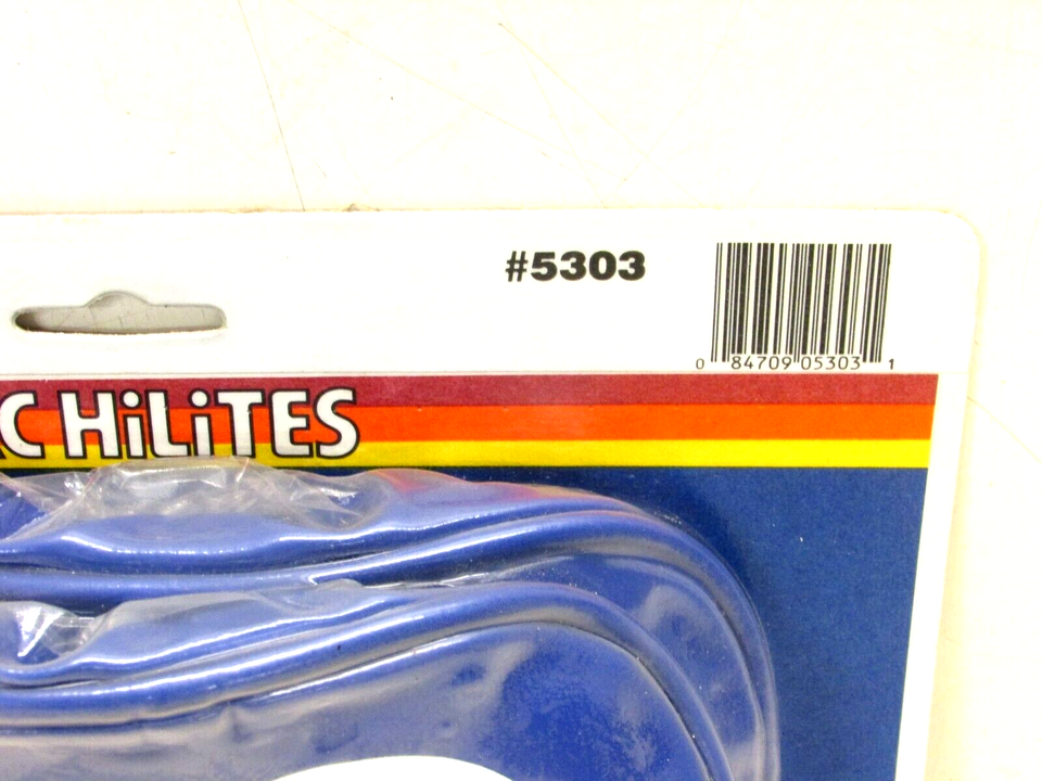 NOS! VINTAGE KC HiLiTES (2) 5" x 7" RECTANGULAR LIGHT COVERS, BLUE ...