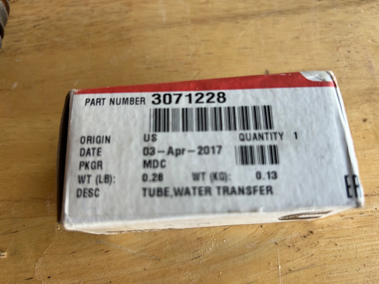 Genuine Cummins N14 Celect Plus Water CrossoverTube 3071228 between ...