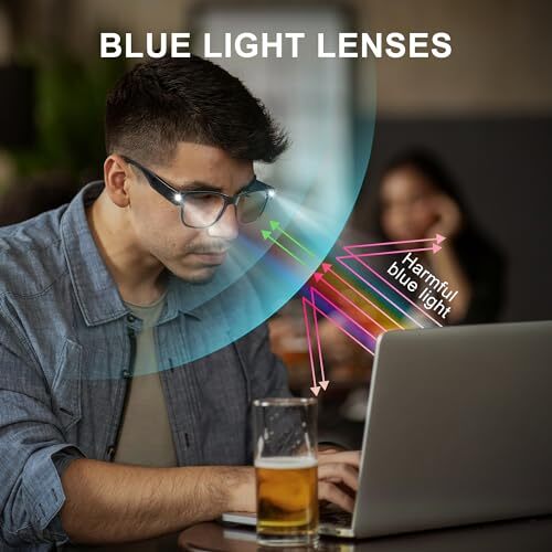 Reading Glasses Lighted Rechargeable Bright LED Readers with Lights ...