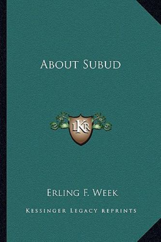 About Subud by Erling F. Week (2010, Trade Paperback) for sale online ...