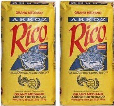 arroz rico de Puerto Rico 4 paquetes de 3lb cada uno | eBay