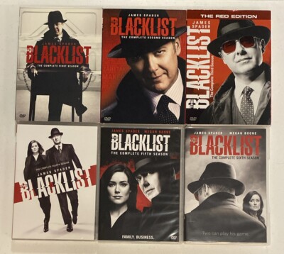 The Blacklist - Complete DVD Seasons 1-6 ( W/all Inserts) Excellent ...