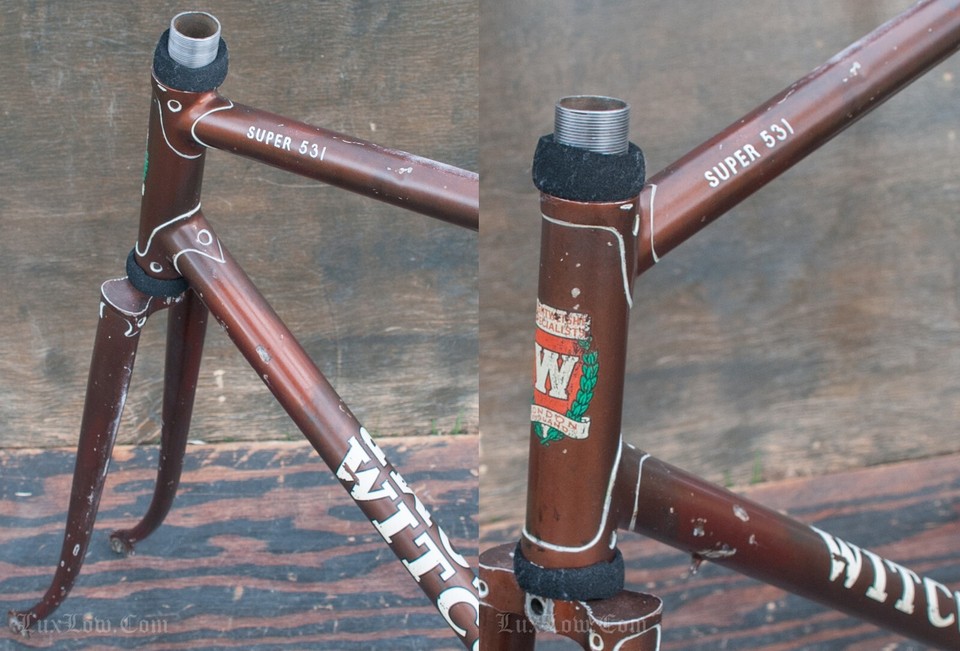 Vintage Witcomb Super 531 Road Bike FRAME FORK Reynolds Steel ...