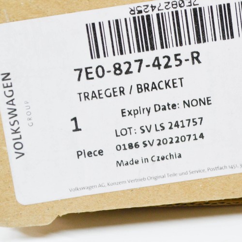 NEW VOLKSWAGEN TRANSPORTER T6 REAR DOOR LOCK CARRIER 7E0827425R ...