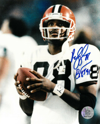 Reggie Langhorne signed Cleveland Browns 8x10 Photo #88 1985-91 | eBay