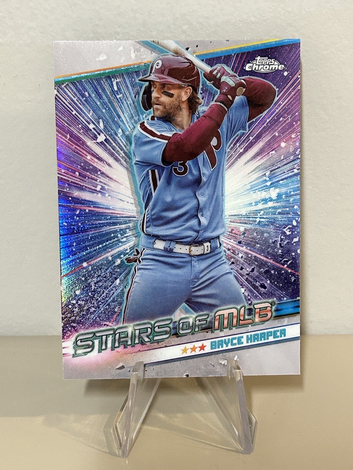 2024 Topps Series 1 Stars of MLB Chrome Insert Bryce Harper #CSMLB-14 ...