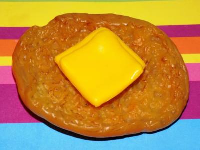 REALISTIC Faux Food English Muffin with pat of butter food prop display ...