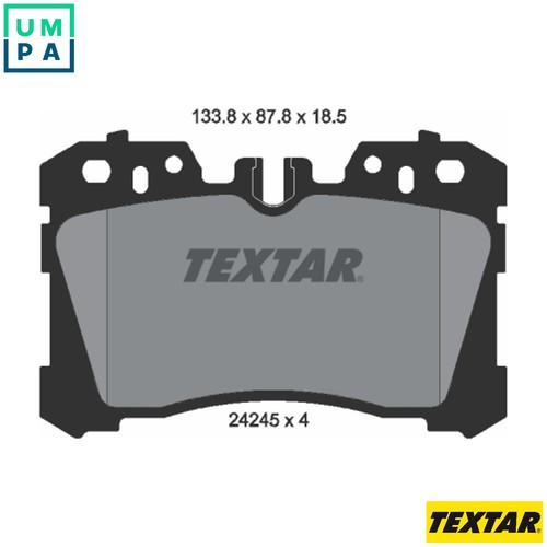 BRAKE PAD SET DISC BRAKE 2424501 FOR LEXUS 8GR-FXS/FKS 3.5L V35A-FTS 3 ...