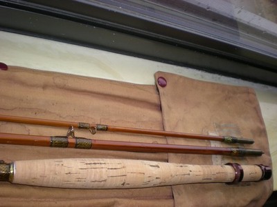 Vintage, Millward's ''Flylite'' Split-Cane Fly Rod 9' 3/1 7-8wt.est. 6 ...