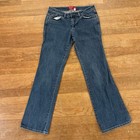 Elle Monaco medium wash low rise boot cut jeans pants size 8 b43 | eBay