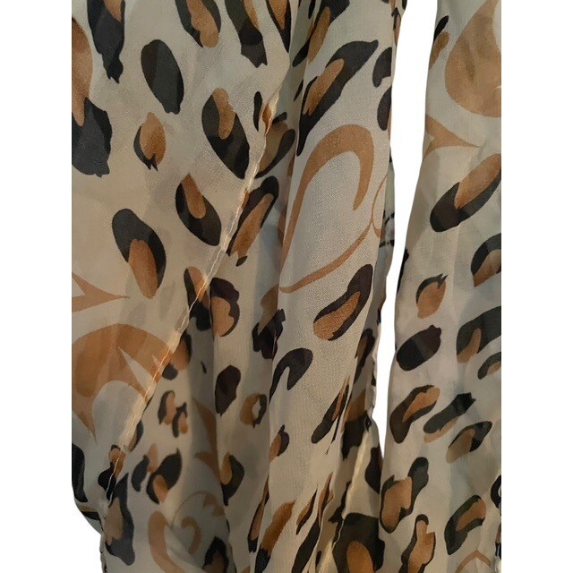 Leopard Print Infinity Scarf Lightweight Fashion Accessory Neutral ...