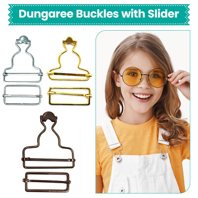 30 35 40mm Dungaree Buckle Clips with Rectangle Slider buckle for ...