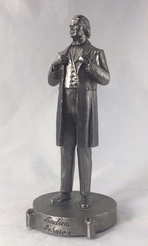 Disney Hall of Presidents ANDREW JOHNSON Calhoun Pewter Figurine | eBay