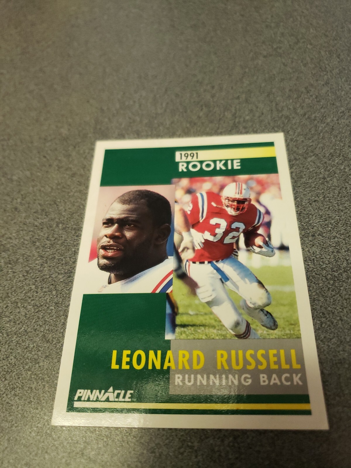 1991 Pinnacle Leonard Russell Rookie New England Patriots #336 | eBay