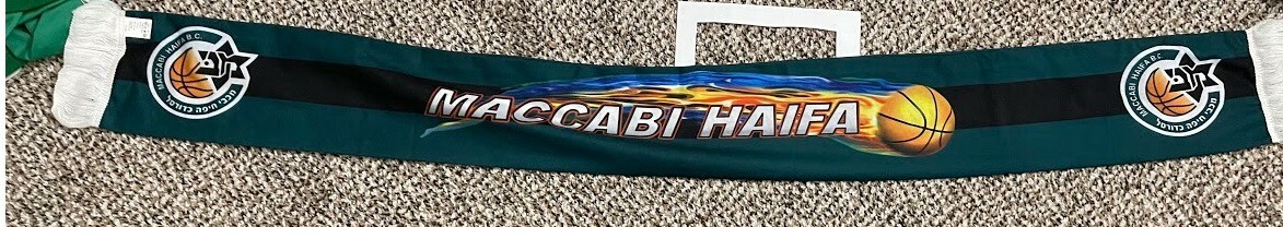 Maccabi Haifa basketball scarf | eBay