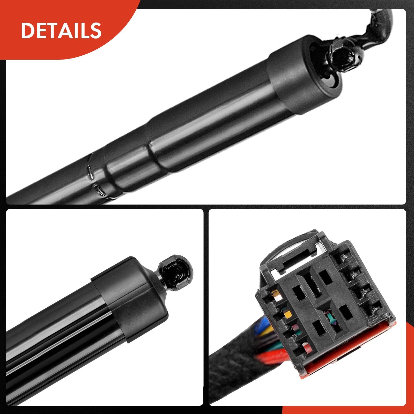 2x Power Hatch Tailgate Spindle Drive Gas Struts for Range Rover Sport ...