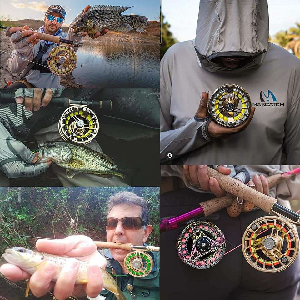 Maxcatch 3/5 5/7 7/9 9/11wt Avid Pro Light Weight Fly Fishing Reel ...