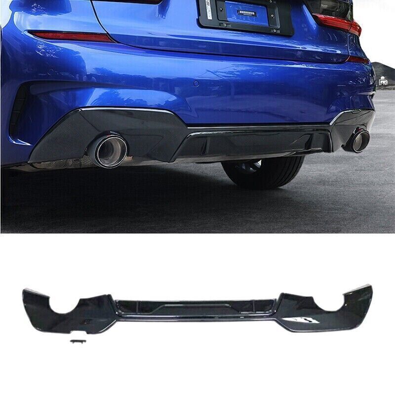 For 2019-2020 BMW G20 330i M340i MP Style Bright Black Rear Bumper ...