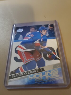 2020-21 BRANDON CRAWLEY UPPER DECK SERIES2 YOUNG GUNS ROOKIE CARD N.Y ...