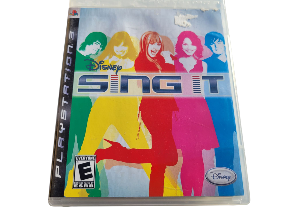 Disney Sing It Sony Playstation 3 Video Game PS3 2008 Disc & Case | eBay