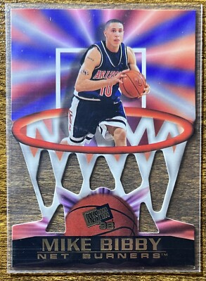 MIKE BIBBY NET BURNERS ROOKIE 1998 PRESS PASS DRAFT PICK ARIZONA FREE ...