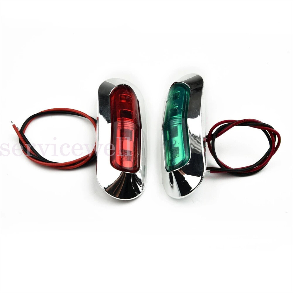 LED Signal Navigation Lights Strip Port Starboard Marine Boat Sidelight ...
