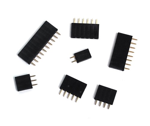 100pc Female Straight Pin Header Pitch 2.54mm 1x5p 1x5 5P RoHS #200-05 ...