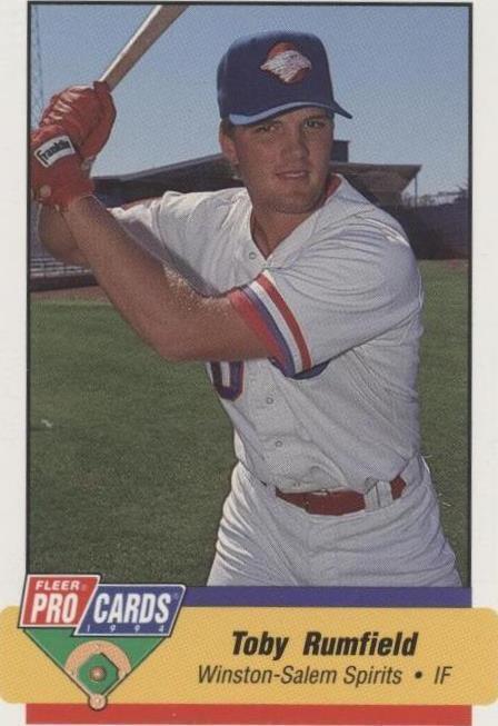 1994 Fleer ProCards Carolina League All-Star Game - Toby Rumfield #CAR ...