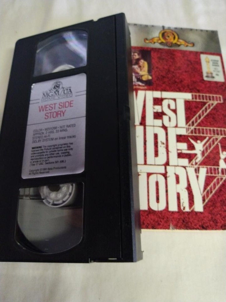 Original West Side Story 1961 Movie VHS Tape | eBay