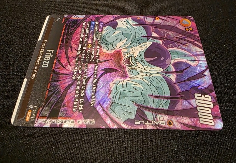 Frieza FB05-120 SCR Secret Rare New Adventure Dragon Ball Super Fusion ...