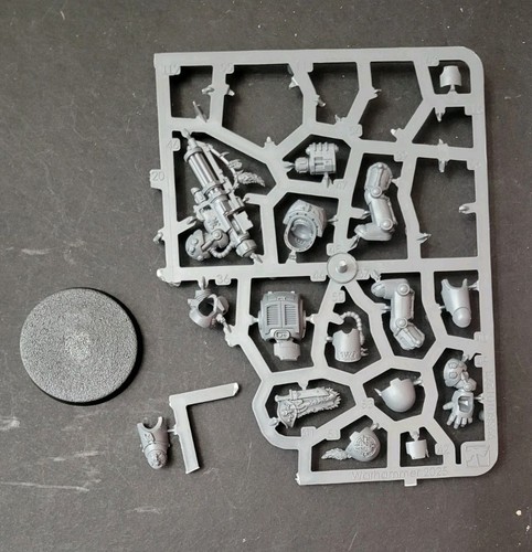 Wolf Guard Terminator w/ Assault Cannon Power Fist Space Wolves 40K ...