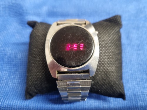 Vintage Timex "H Cells" Gents Circa 1970's Red LED Display Watch | eBay UK