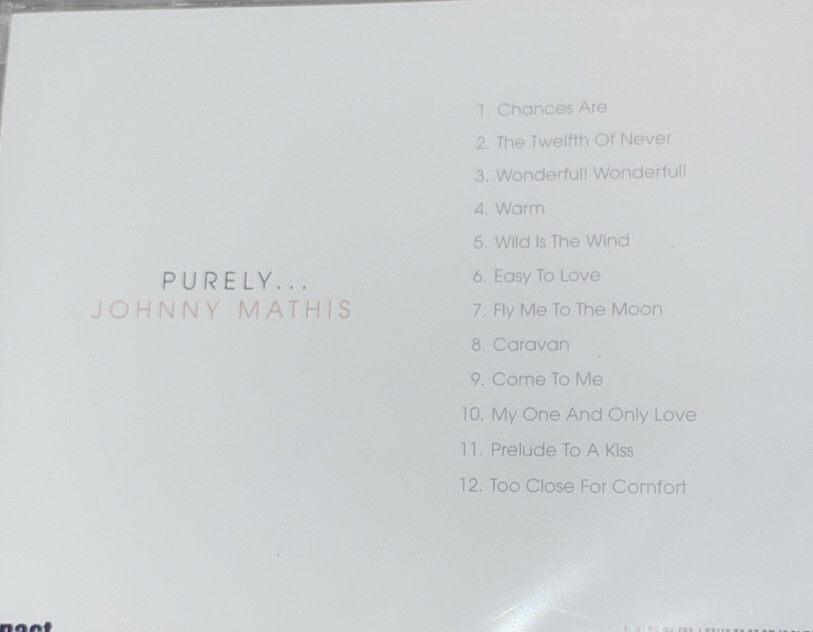 JOHNNY MATHIS~~~RARE~~~CD~~~~PURELY~~~NEW SEALED!!!! | eBay