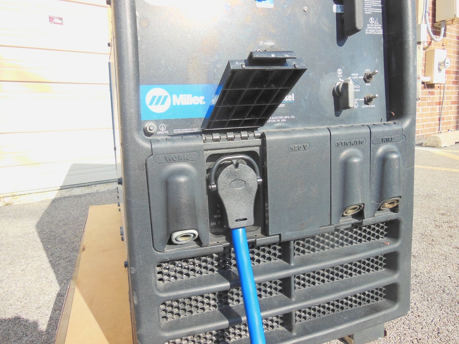 5' HTP Full KVA adapter cord NEMA 14-50P to 6-50R Miller 300517 ...