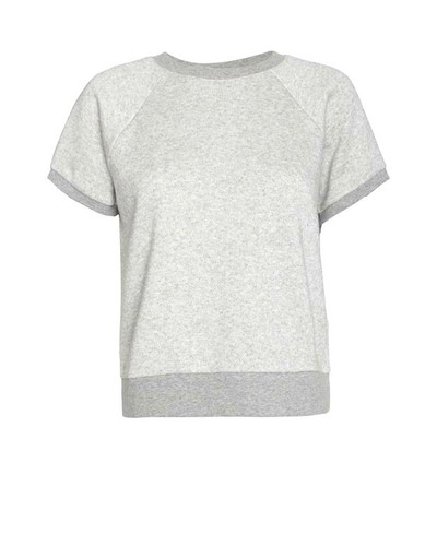 NWT Rag & Bone GRAY Short Sleeve Rocky Sweatshirt size XS | eBay