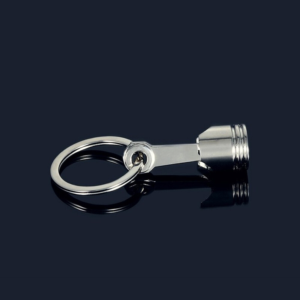 Metal Alloy Car Engine Parts Piston Keychain Keyring Keyfob Accessories ...