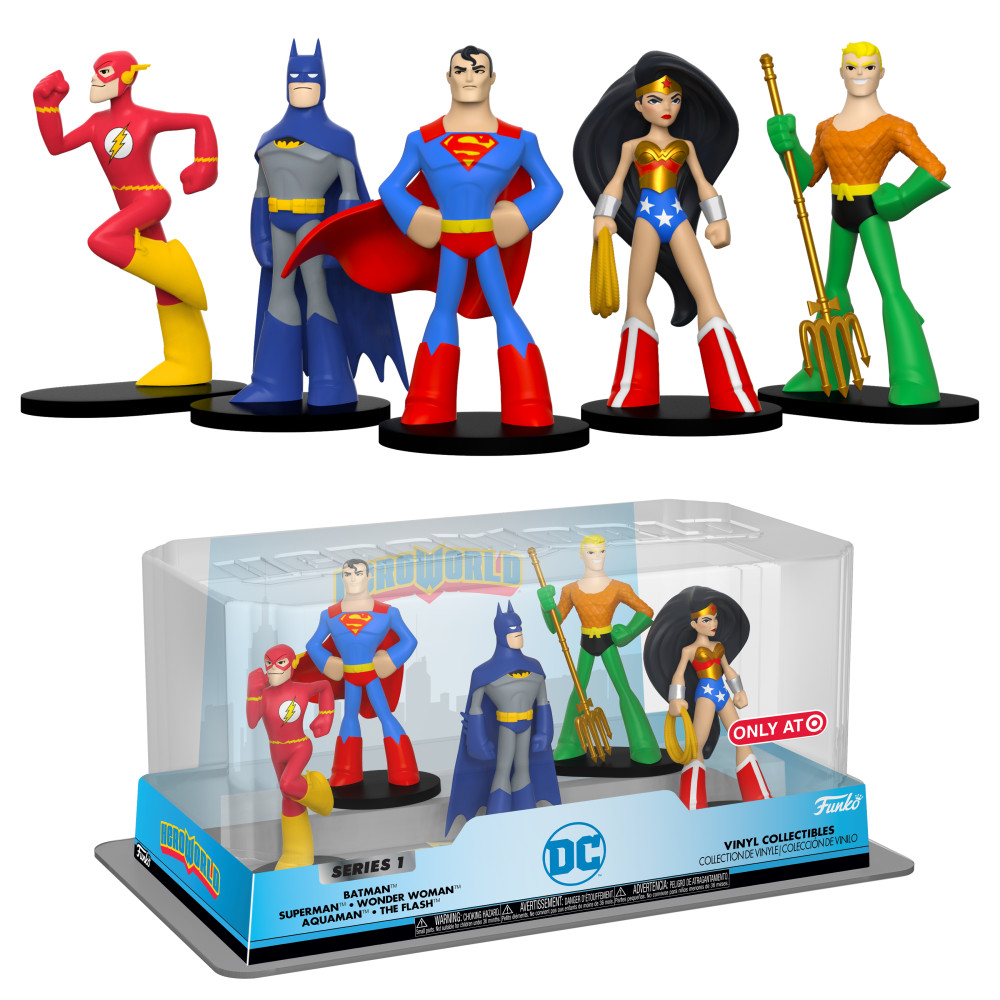 Funko Hero World: DC Universe - Justice League-5 Pack-Original Team ...