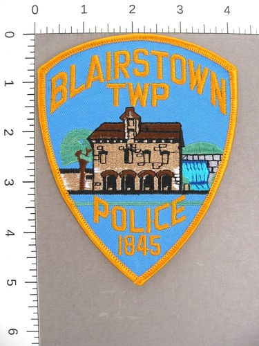 New Jersey BLAIRSTOWN TWP POLICE Patch - Warren Co | eBay
