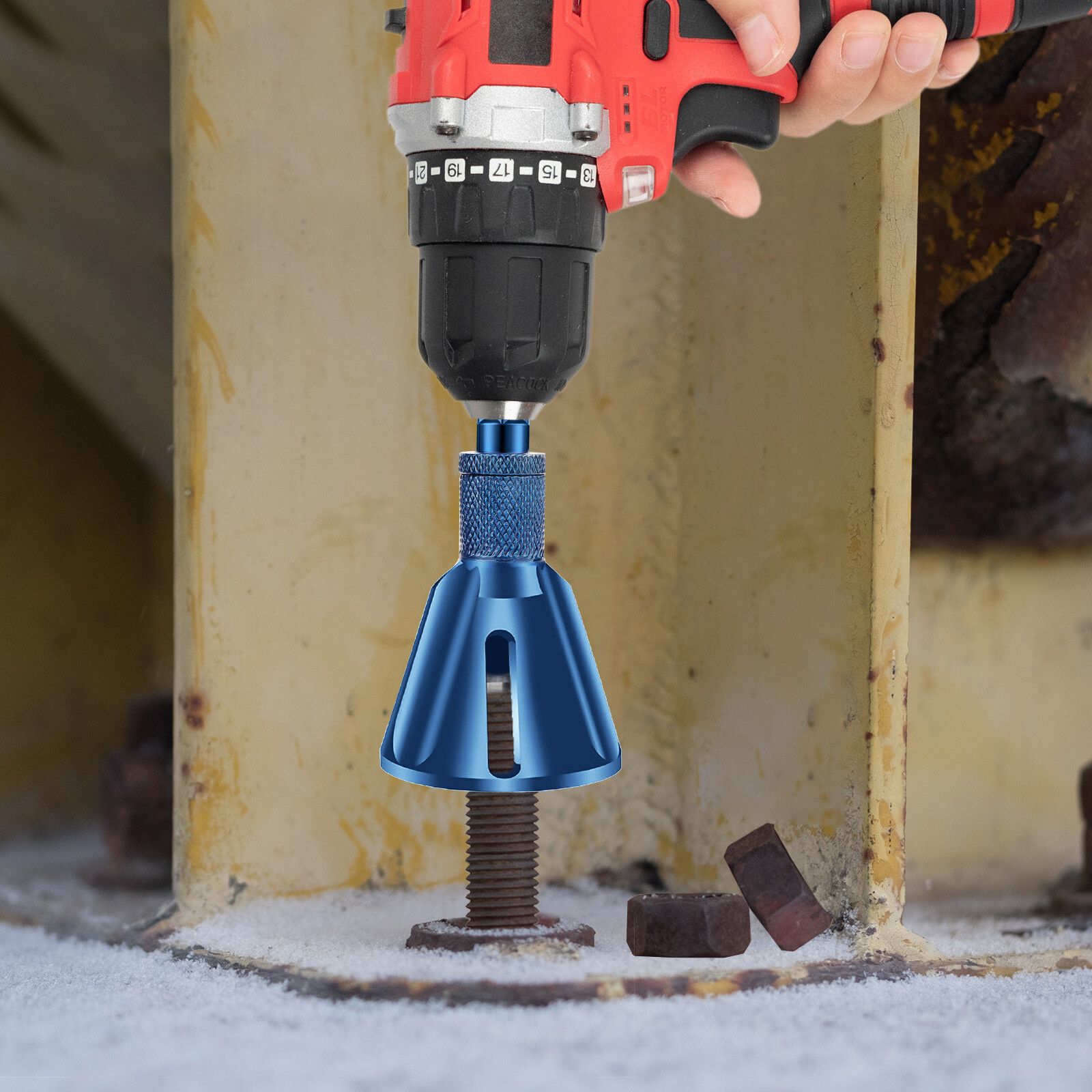 Tungsten Steel Drill Bit Deburring External Chamfer Tool Hex Shank ...