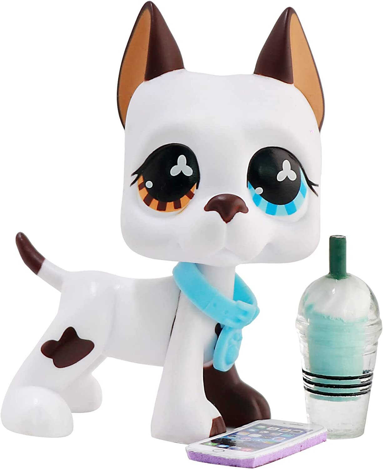 Littlest Pet Shop Great Dane 577 Two Different Eyes with lps ...