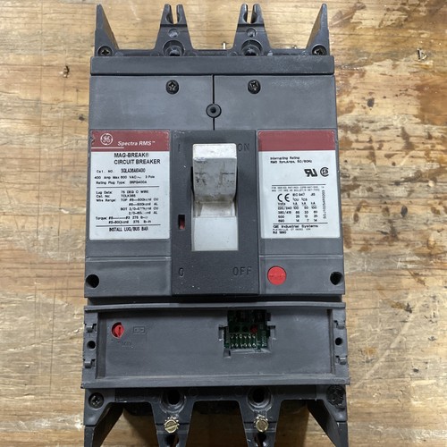 GE SGLA36AI0400 Spectra RMS Circuit Breaker 400 Amp 3p 600VAC | eBay