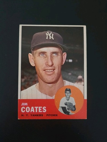 1963 Topps #237 Jim Coates Free Shipping | eBay
