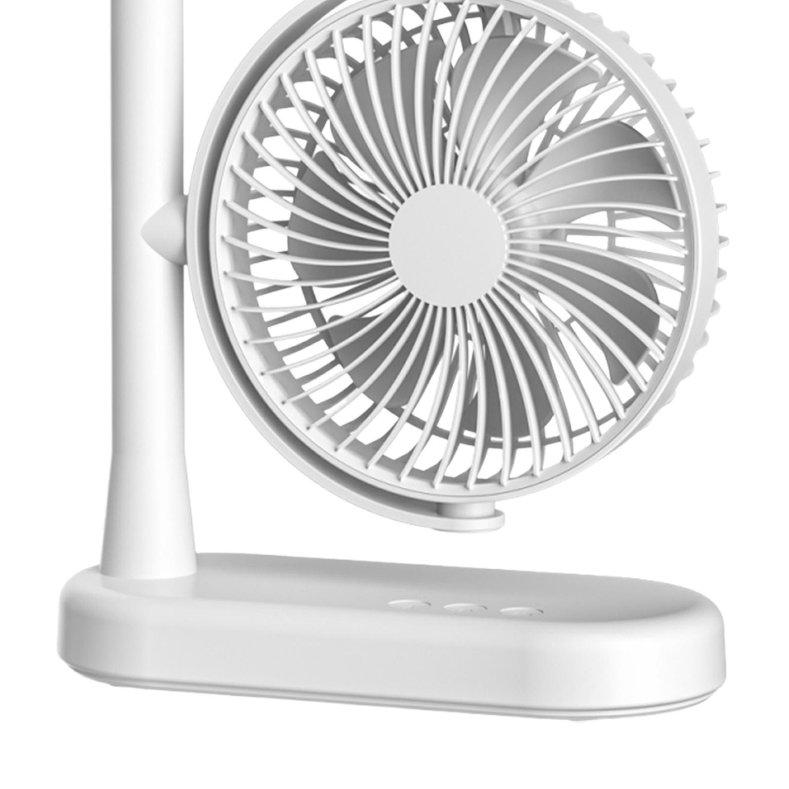 Double Head Table Fan Lightweight Electric Fan Desk Fan for Dorm Office ...