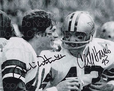Charlie Waters Cliff Harris signed Dallas 8X10 photo picture poster ...