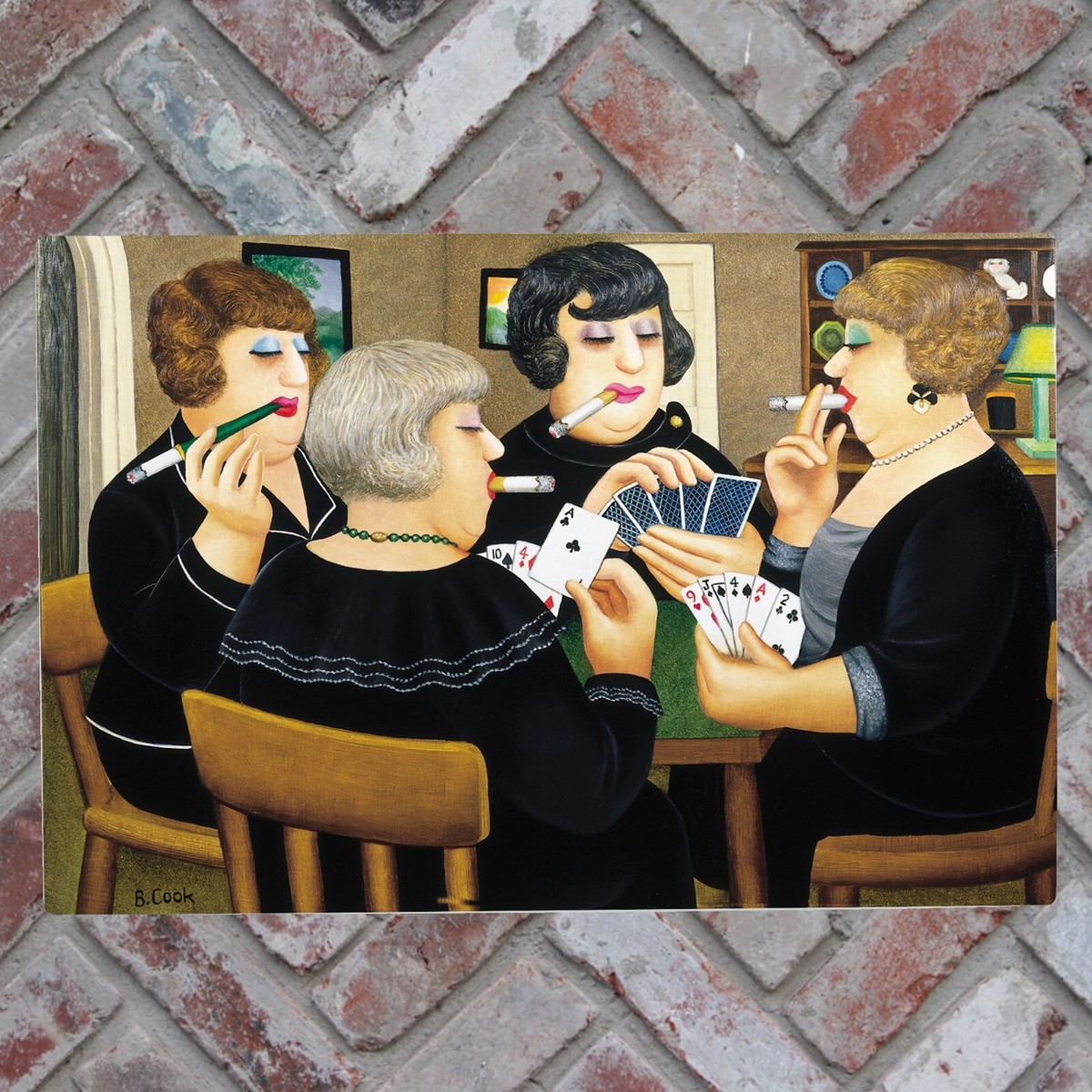 Beryl Cook Prints Beryl Cook In Her Home Studio 1979. Art Prints,